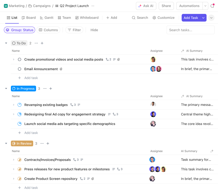 10 Best AI Project Management Tools: Rated by Real Users on G2