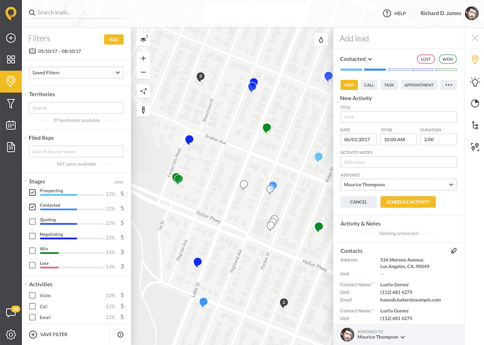 Increase Field Sales Efficiency With Account Mapping