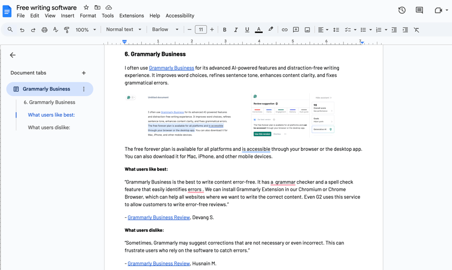 12 Best Free Writing Software I Tested (and Tips for You)