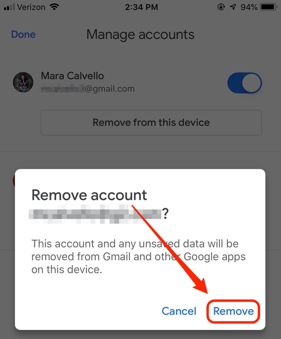 Gmail how to sign out