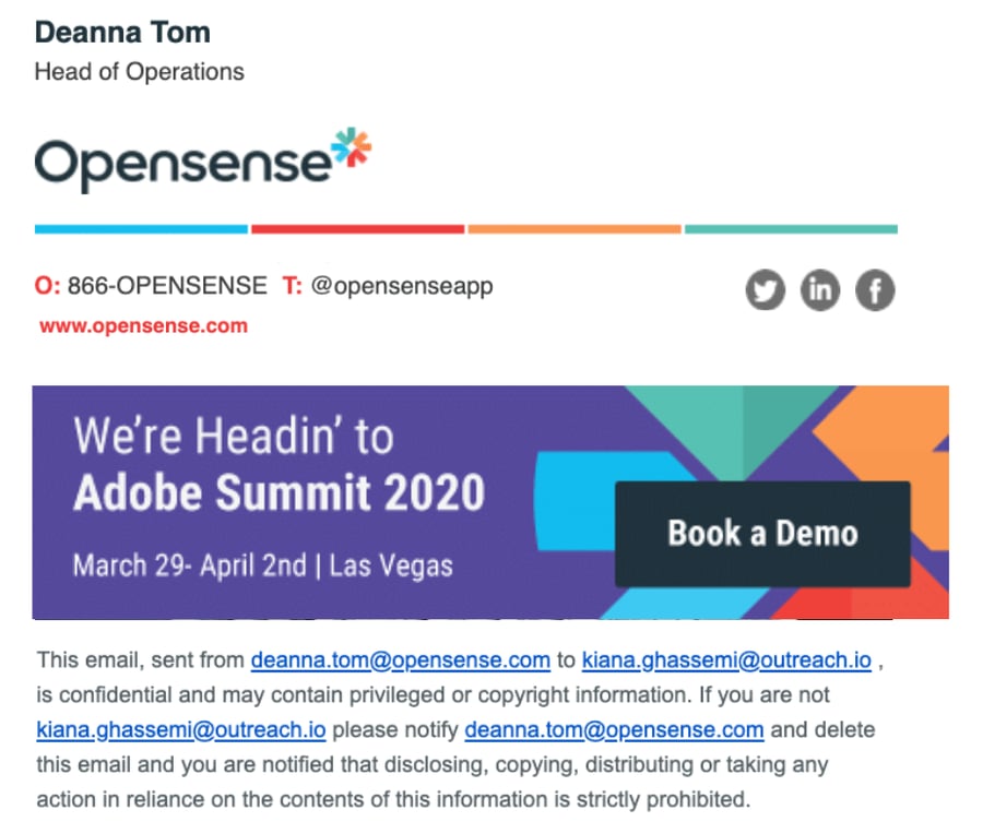 Use Email Signature Banners for Lead, Sales, + Event Growth