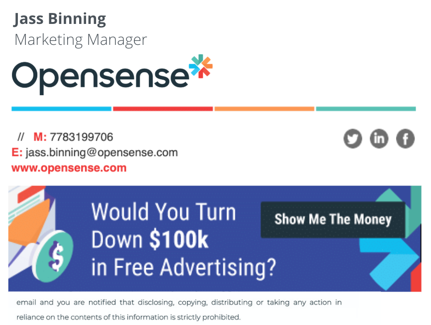 Use Email Signature Banners for Lead, Sales, + Event Growth