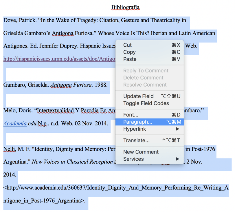 How to Create a Hanging Indent in Word