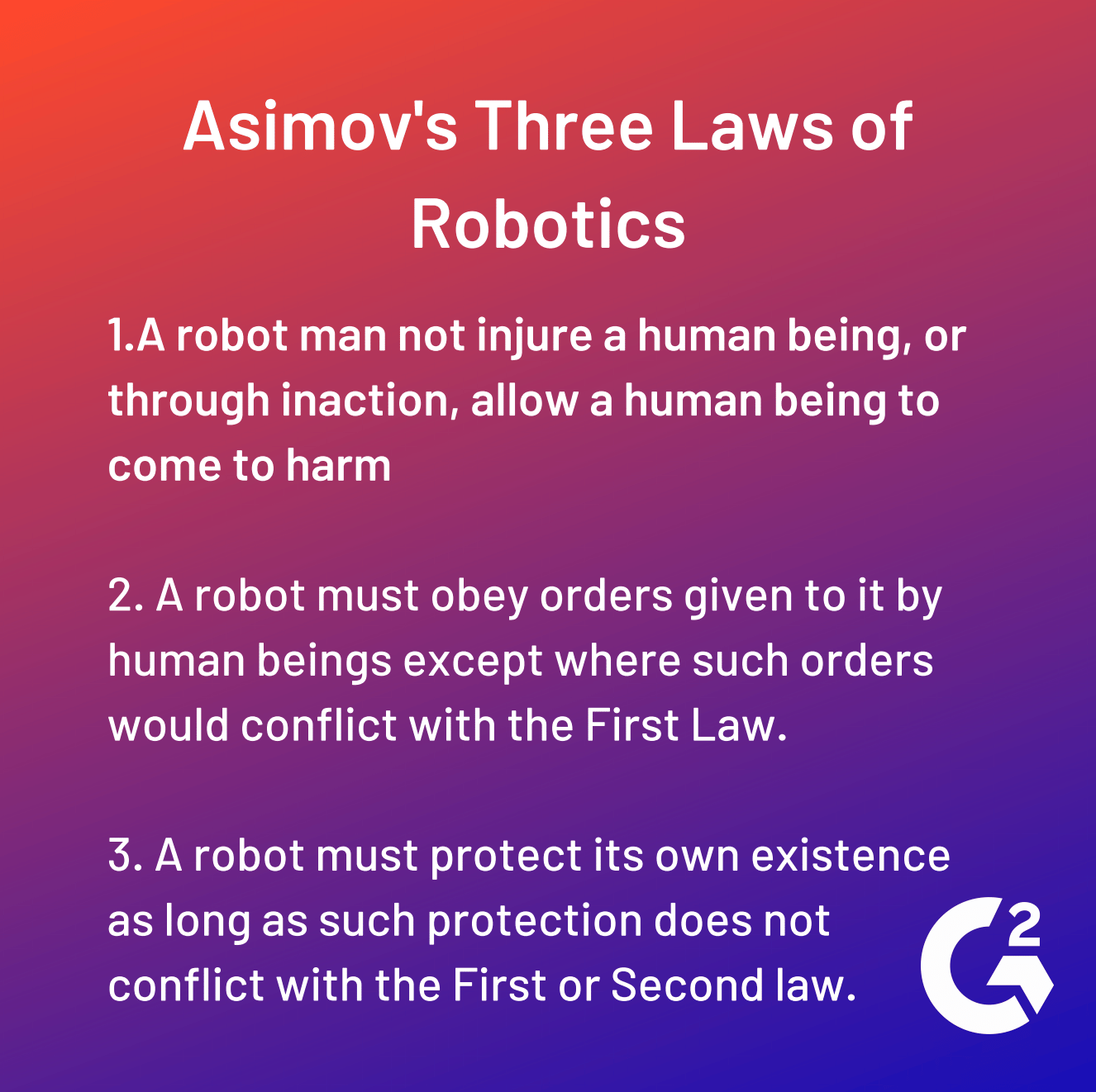 Programming Morality: Isaac Asimov’s Three Laws of Robotics