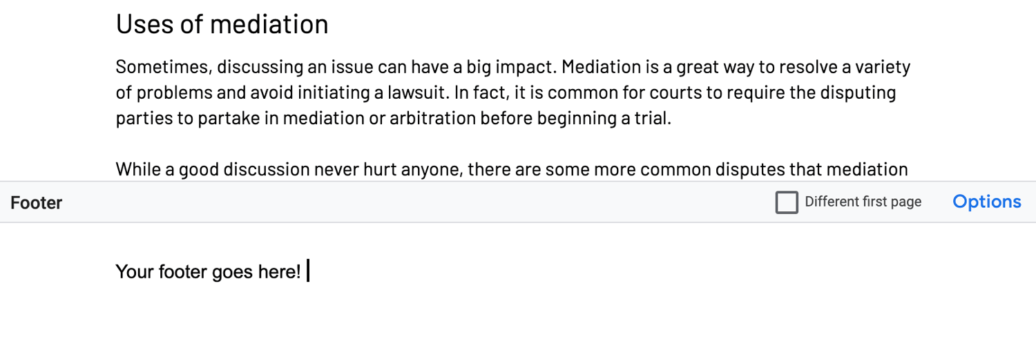 A Guide to Adding Footers in Google Docs (+How to Format Footers)