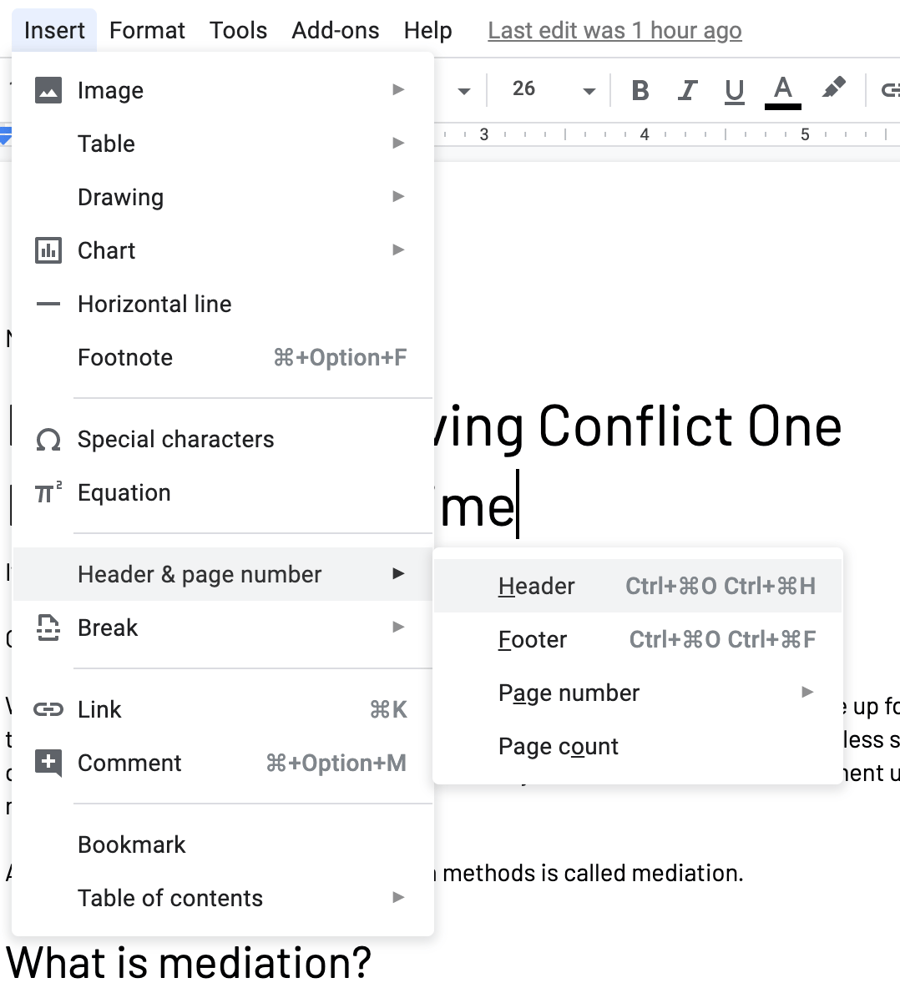 A Guide to Adding and Removing Headers in Google Docs