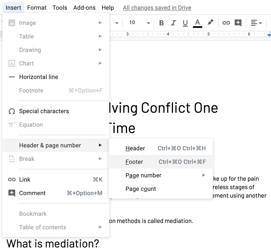A Guide to Adding Footers in Google Docs (+How to Format Footers)