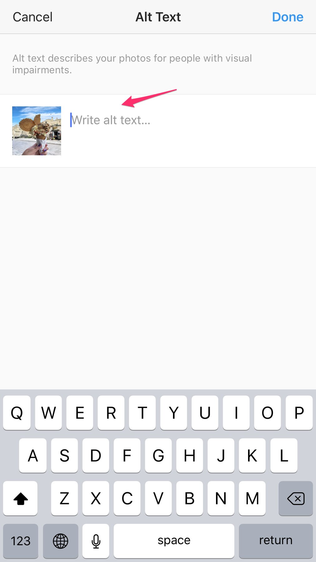 How to Add Instagram Alt Text to a Photo