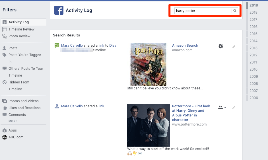 Everything You Need to Know About the Facebook Activity Log